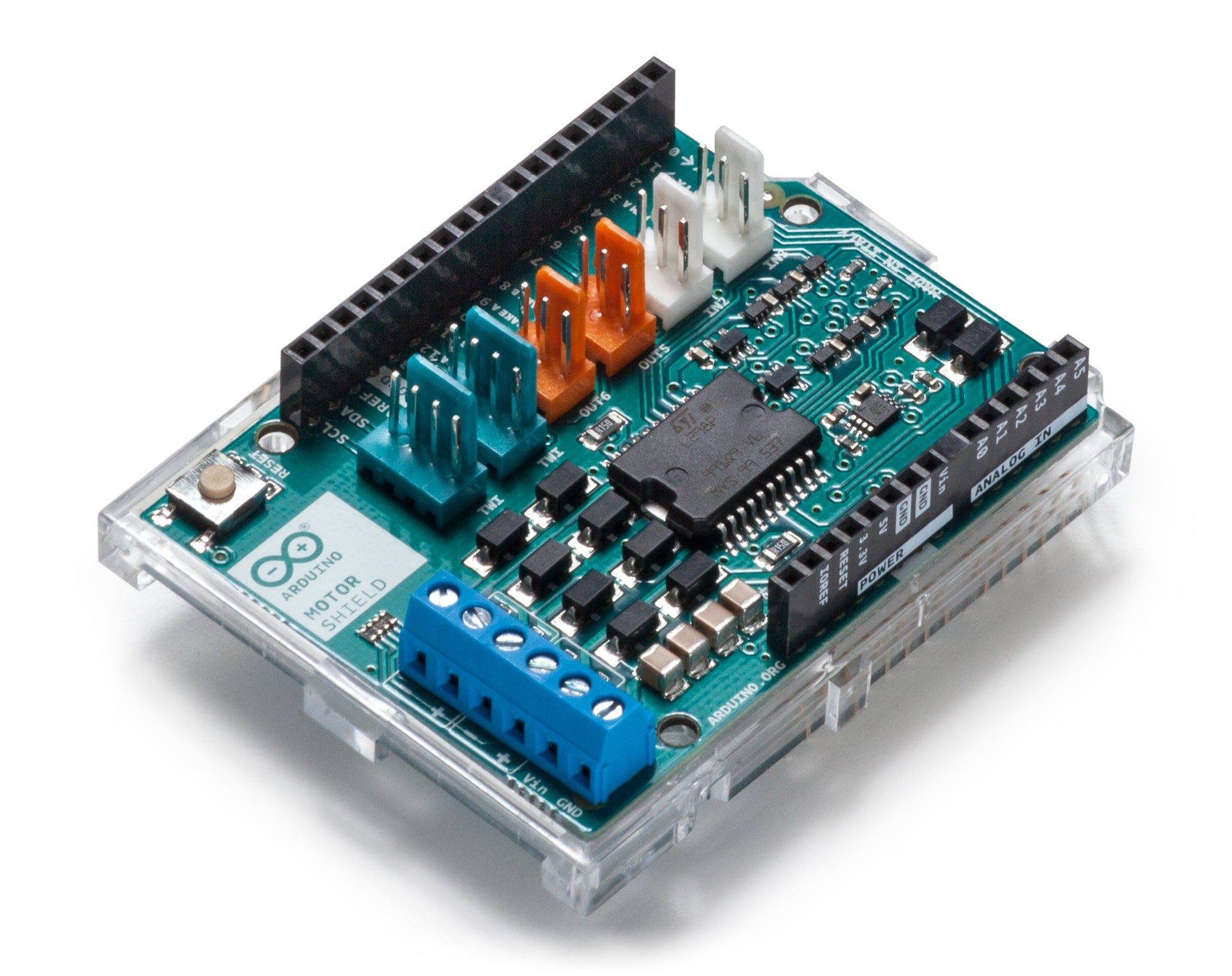 Arduino Motor Shield Rev3 – Dual DC & Stepper Motor Controller — Arduino Online Shop