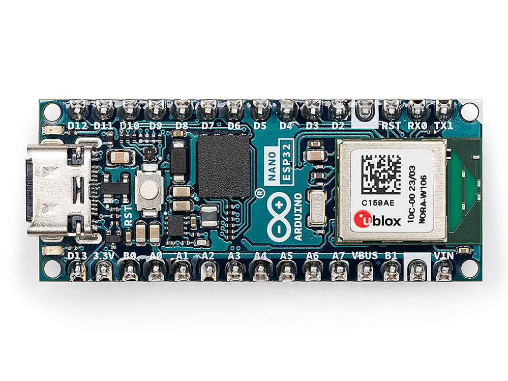 Arduino Nano ESP32 with Headers – Wi-Fi & BLE Board — Arduino Online Shop