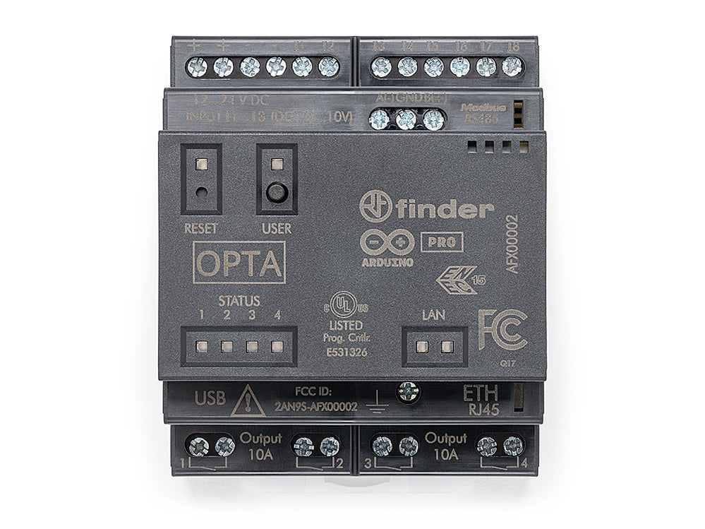 Arduino Opta WiFi – Micro PLC with Wi-Fi, Ethernet & RS485 Connectivity ...