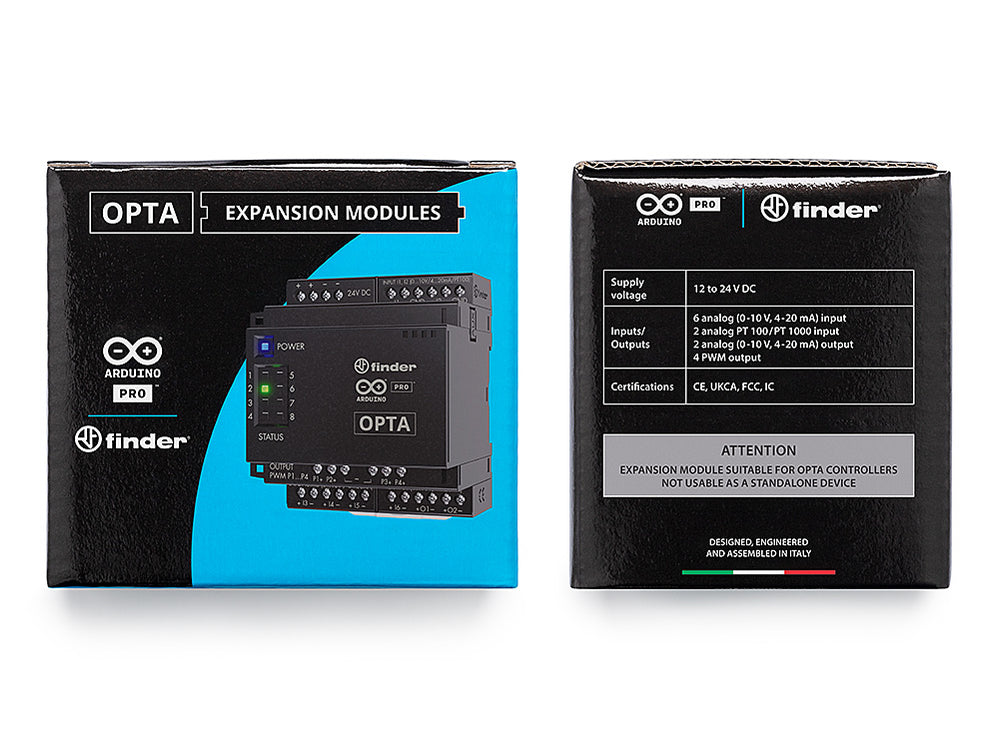 Opta Ext A0602 – High-Performance Expansion Module for Arduino — Arduino Online Shop