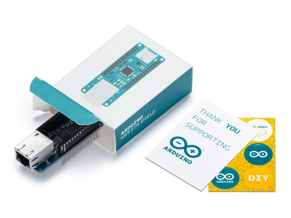 Arduino MKR ETH Shield – Wired Ethernet Connectivity for MKR Boards — Arduino Online Shop