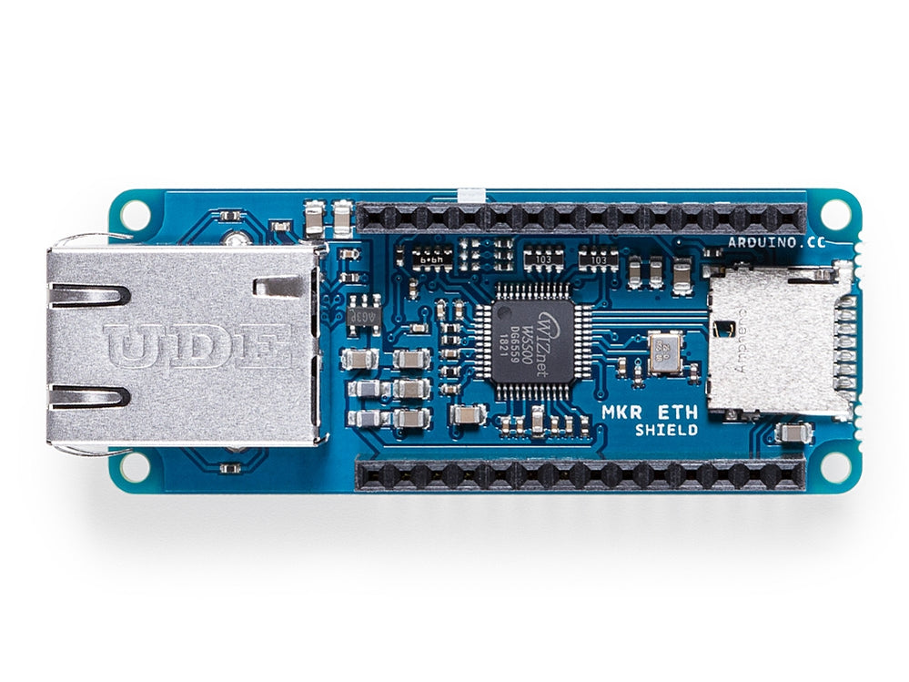 Arduino MKR ETH Shield – Wired Ethernet Connectivity for MKR Boards — Arduino Online Shop