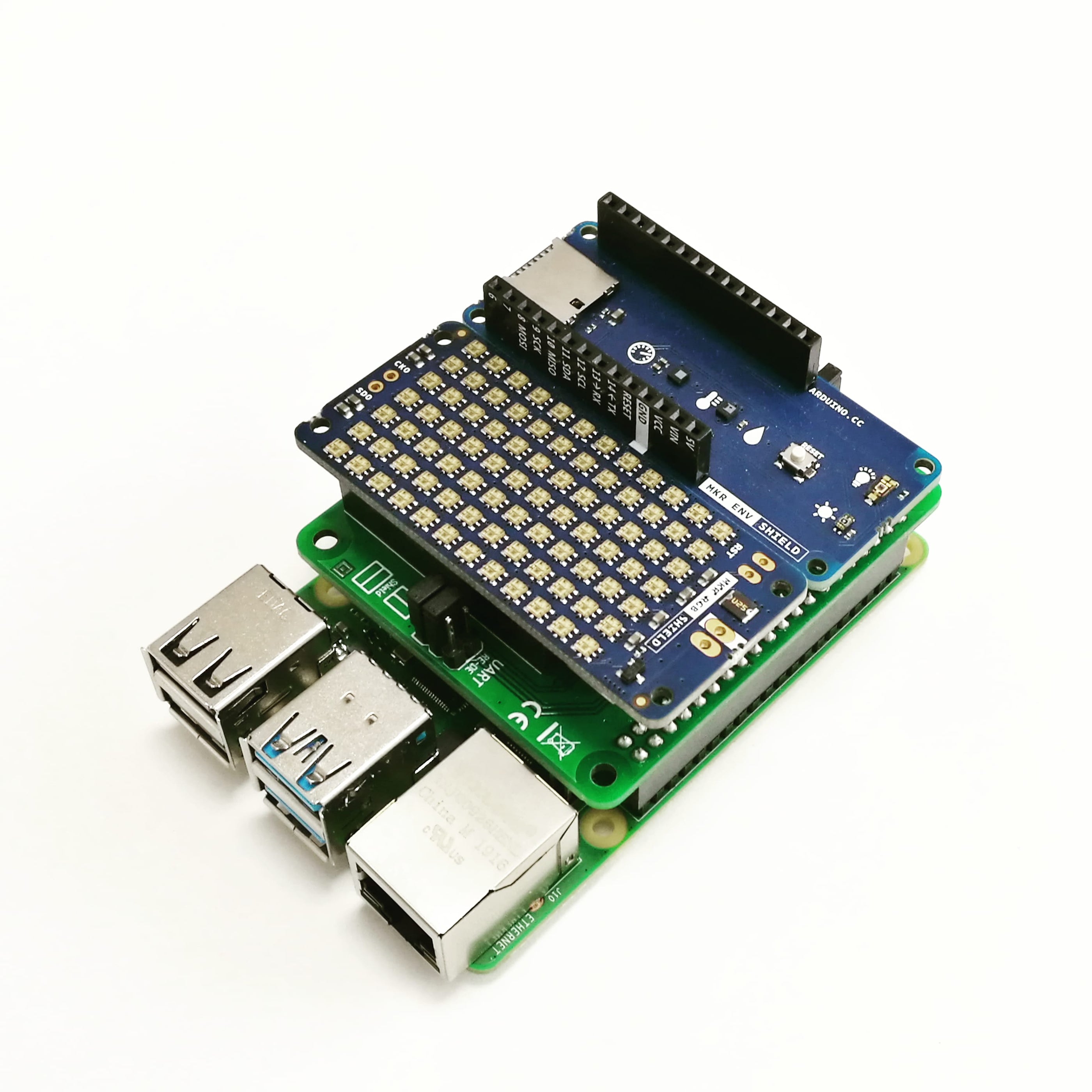 Raspberry Pi to Arduino MKR bridge HAT — Arduino Online Shop