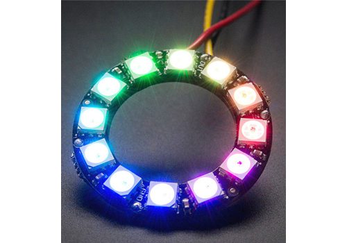 Ring with 12 RGB WS2812 LEDs and integrated driver — Arduino Online Shop