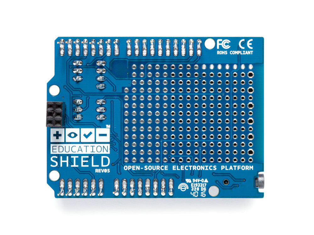 Arduino Education Shield – Prototyping & Learning for Arduino Boards — Arduino Online Shop