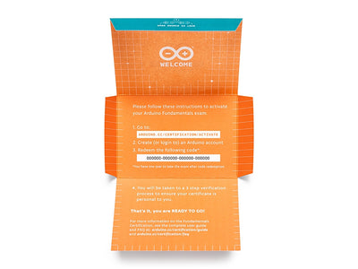 Arduino Certification Bundle: Kit & Exam — Arduino Online Shop